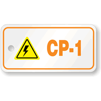 Energy Source Control Panel Identification Tag, SKU: TG-0398