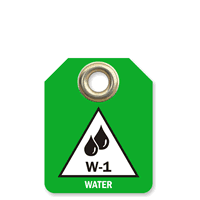 Water Energy Source Identification Micro Tag - 2-Sided Tag, SKU: TG-0804