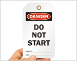 Lockout Labels - Handy Danger, Caution, Warning Lock Out Labels